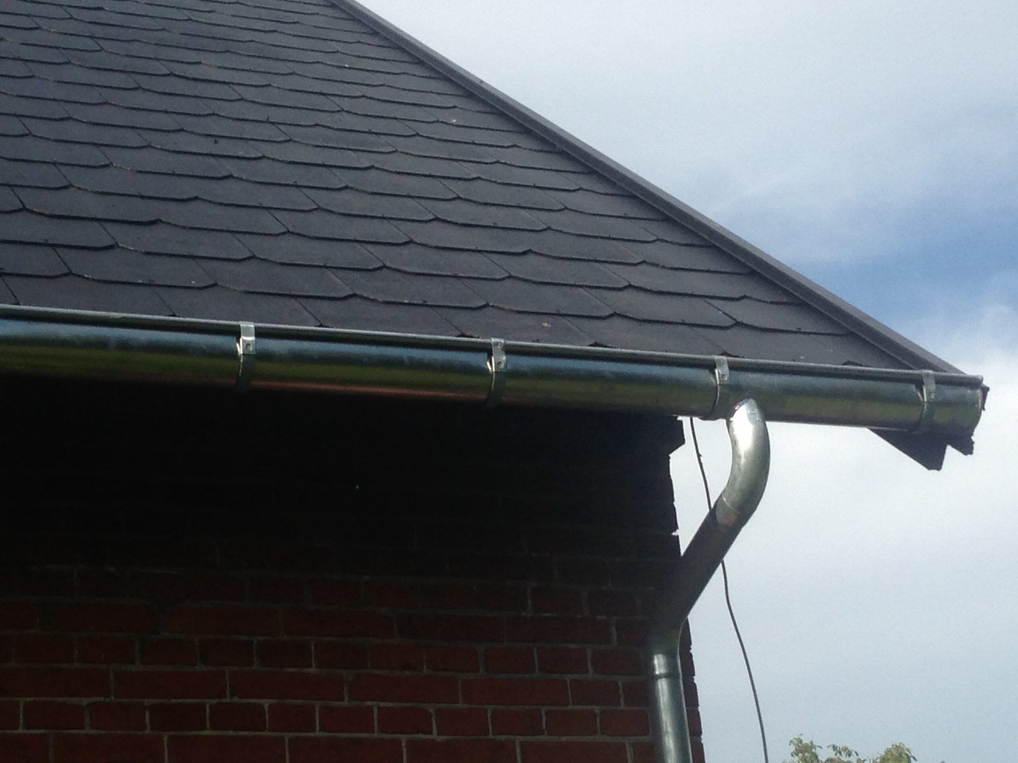 Nye Zink tagrender og nedløb - Carlo-tag.dk